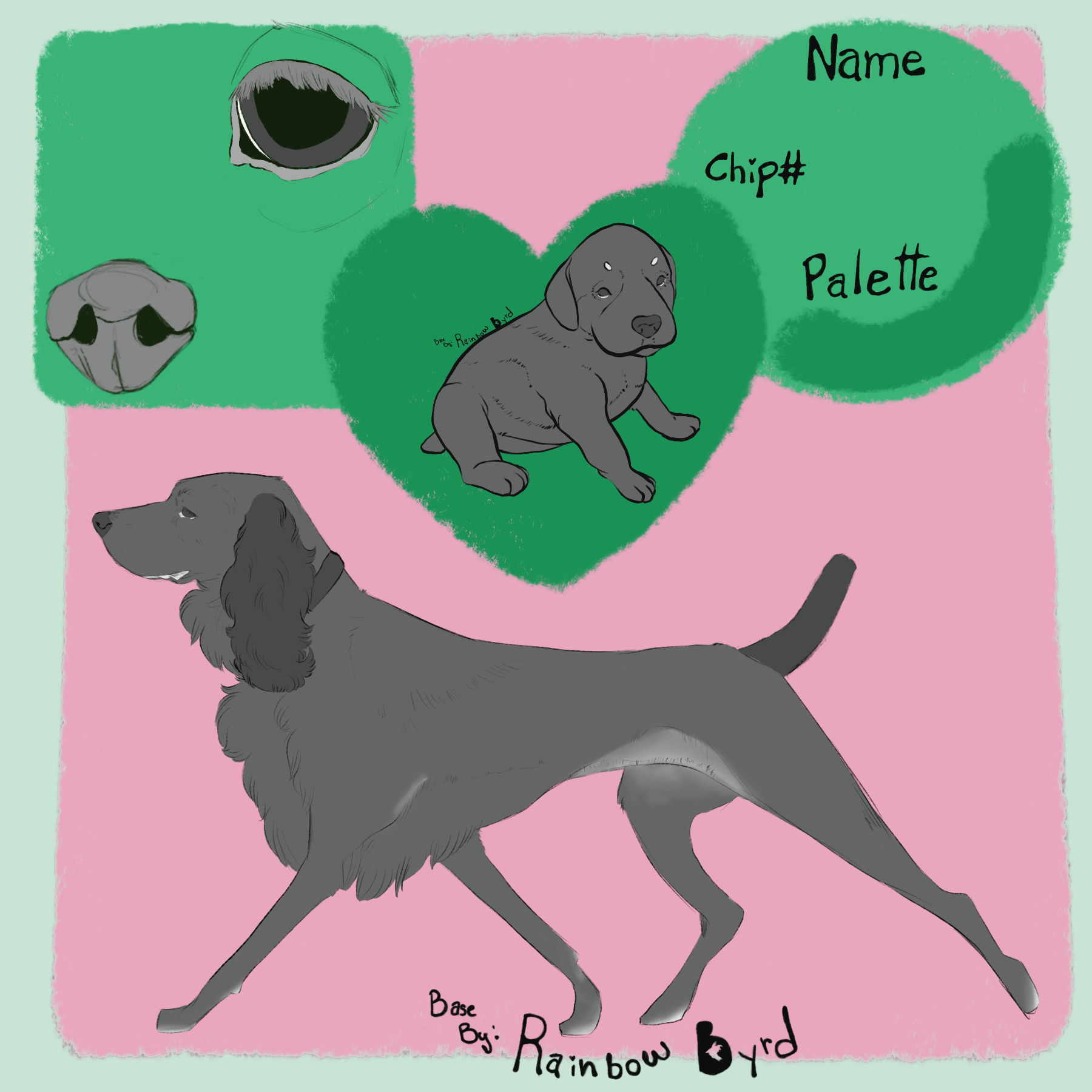 Huge Wiltshire Spaniel Base FTU by Rainbow-Byrd on DeviantArt