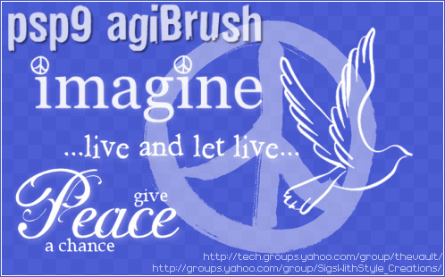 Peace Brushes by PspAgi on DeviantArt