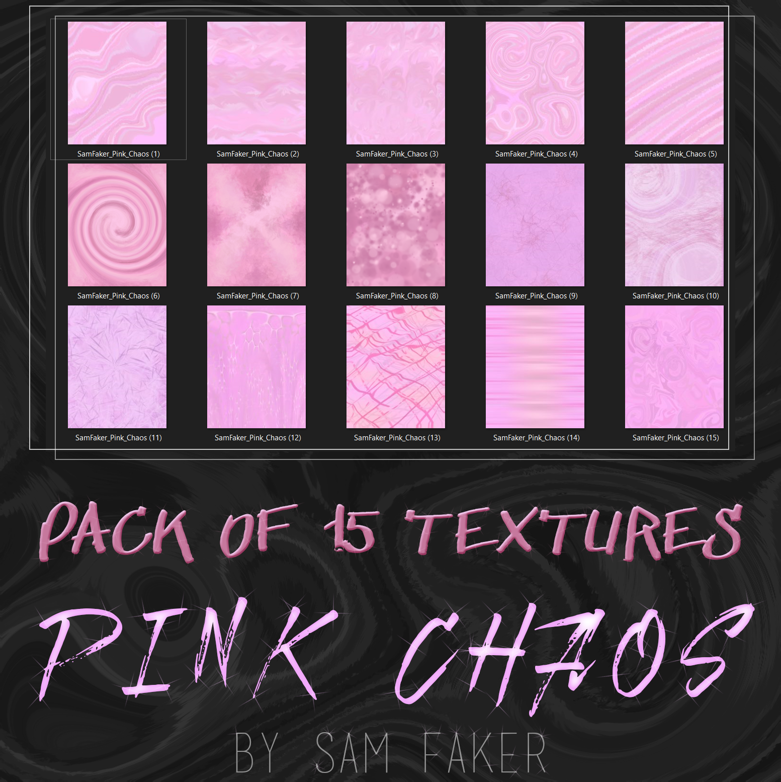 Pink Chaos - Pack of 15 textures by Sam-Faker on DeviantArt