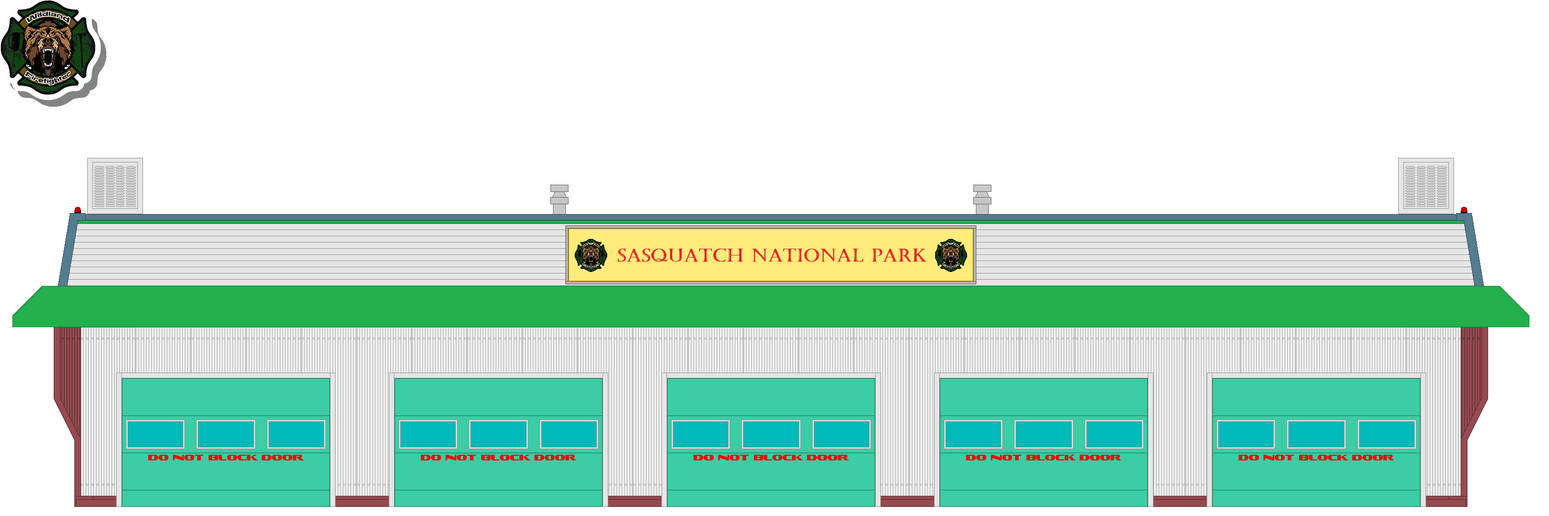 Sasquatch Wildlife Firefighters Garage by DonaldMoore909 on DeviantArt