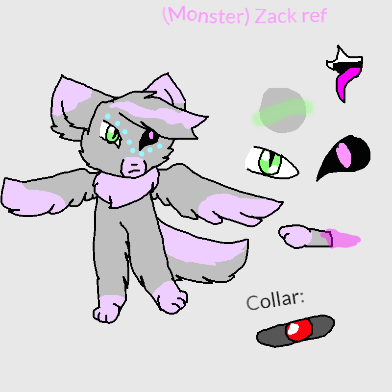 (Monster) Zack ref by Glazerules2003 on DeviantArt