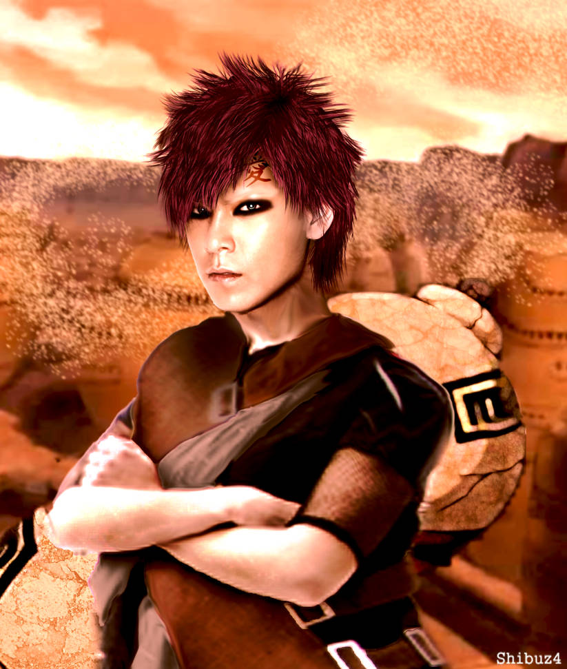 Gaara in the sunset by Shibuz4 on DeviantArt