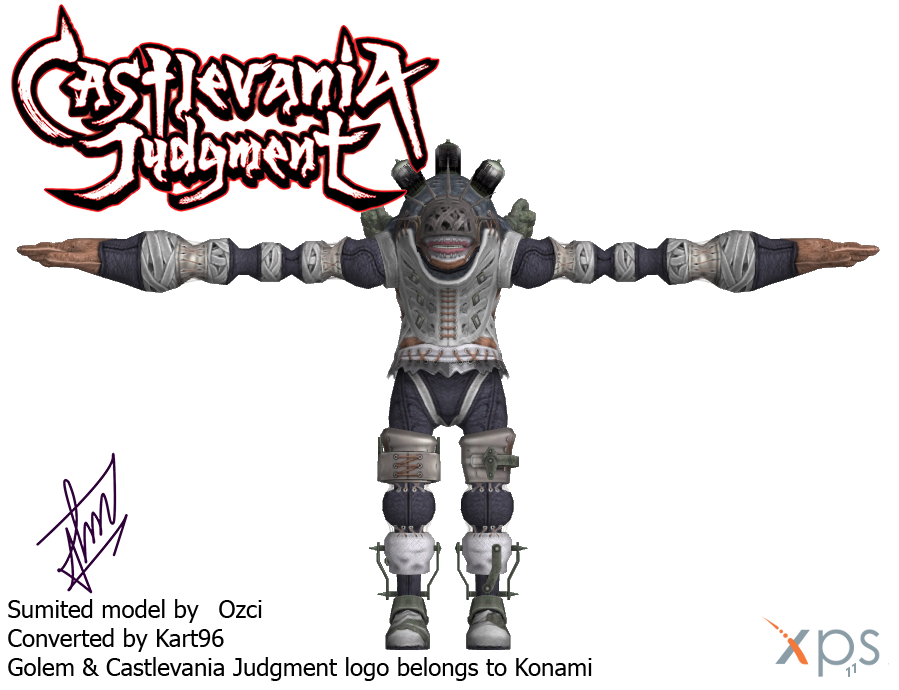 Golem - Castlevania Judgement XPS by kart96 on DeviantArt