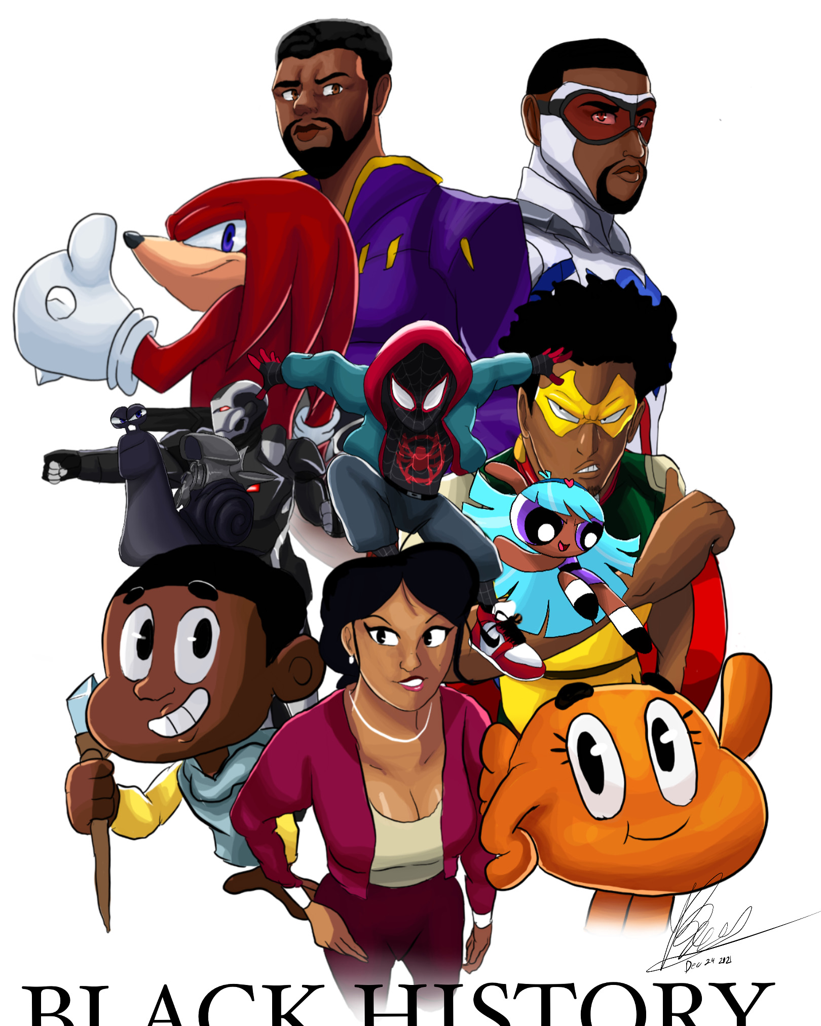 BLACK CHARACTERS MONTH by superbosa on DeviantArt