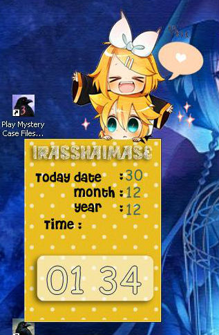 Rainmeter : Rin Len Kagamine by Momo1010 on DeviantArt