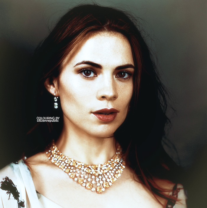 Hayley Atwell Colouring PSD by CitizenRepublic on DeviantArt