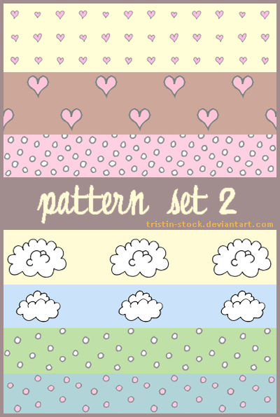 Pattern Set 2 by tristin-stock on DeviantArt