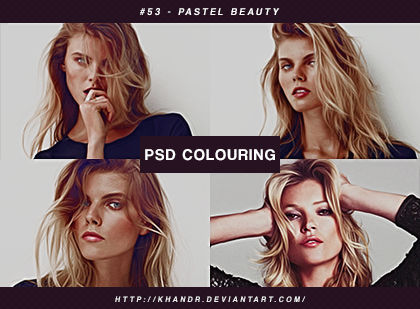 PSD #53 - Pastel Beauty [V2] by KhanDR on DeviantArt