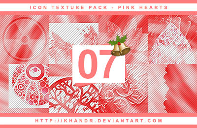 Pink Hearts - Icon Texture Pack #07 by KhanDR on DeviantArt
