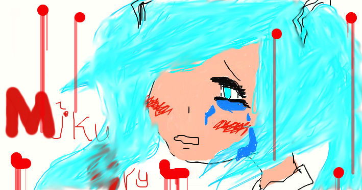 Miku Cry by MikuXYumeXHatsune on DeviantArt