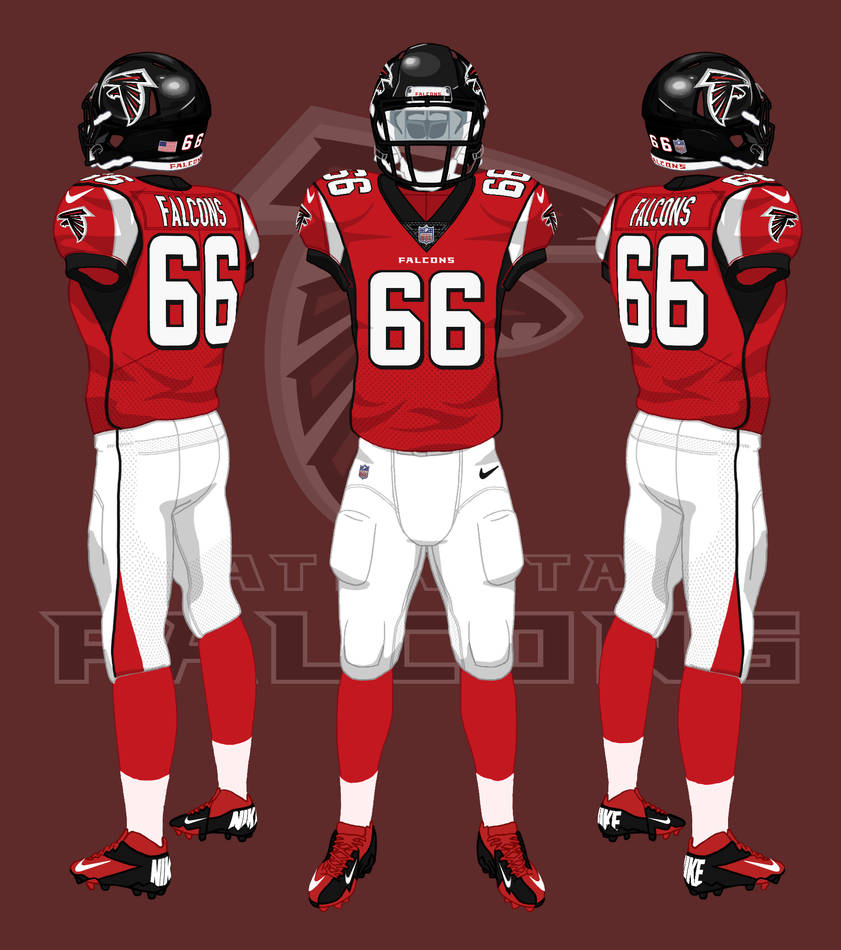 Atlanta Falcons uniforms by CoachFieldsOfNOLA on DeviantArt