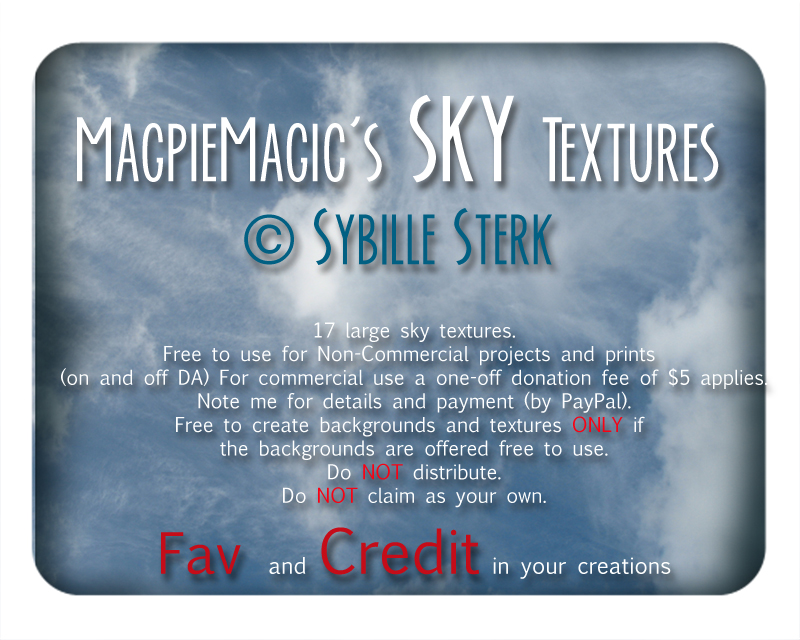 MM Sky Textures by MagpieMagic on DeviantArt
