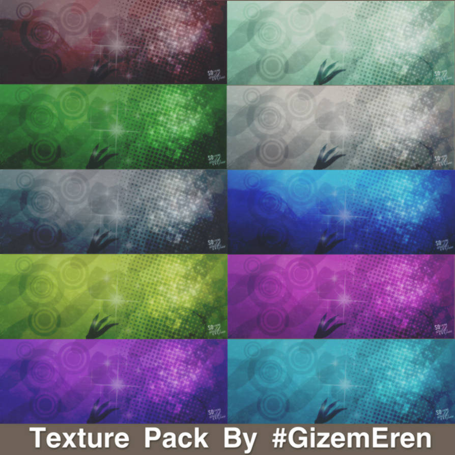 Texture Pack by #GizemEren by GizemErenn on DeviantArt