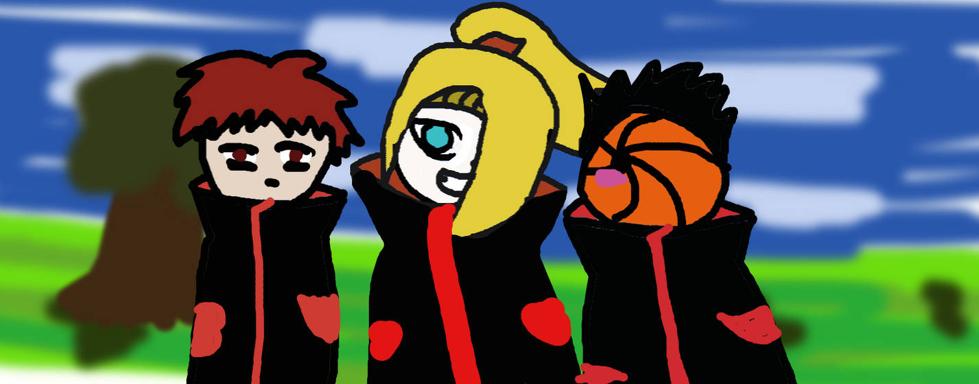 Deidara Sasori and Tobi by Ask-akasunaSasori on DeviantArt