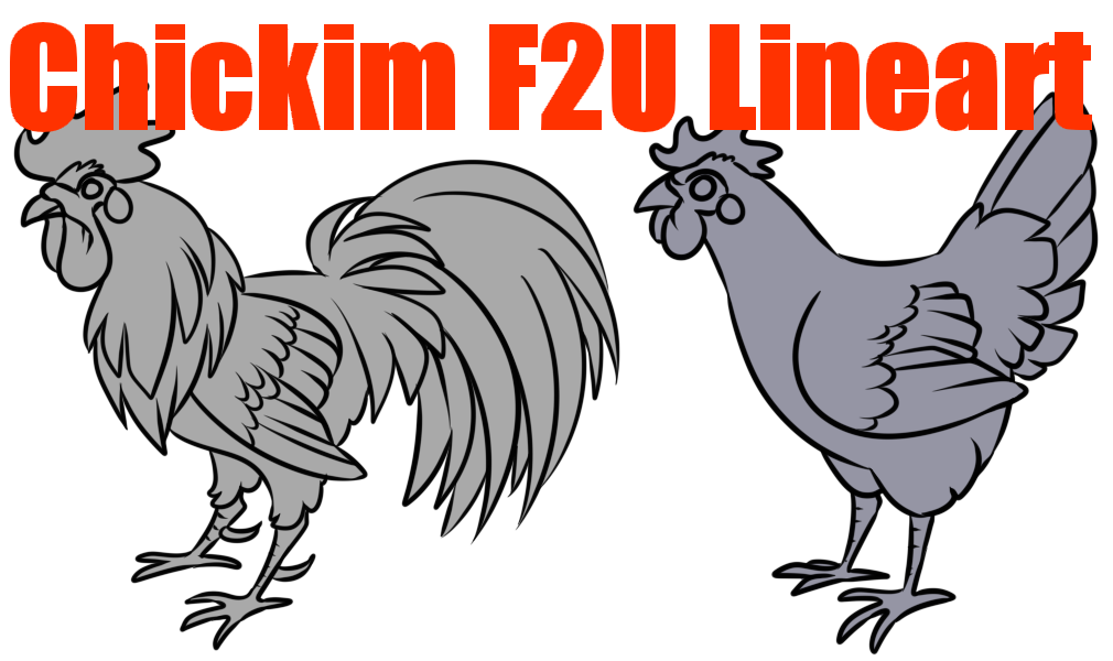 Chicken F2U Lineart Pack by rayxray on DeviantArt