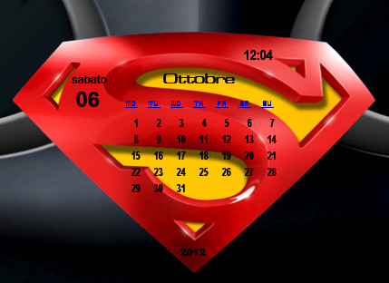 SUPERMAN RAINLENDAR by darkershyn83 on DeviantArt