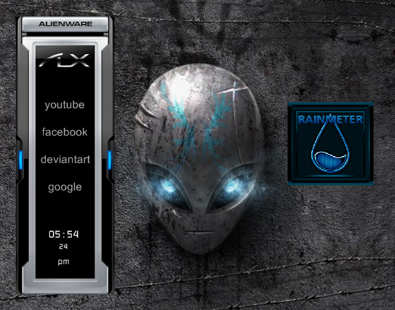 ALIENWARE AXL LINK RAINMETER XP by darkershyn83 on DeviantArt