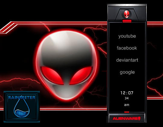 ALIENWARE DARKSTAR LINK RAINMETER WINDOWS 7 by darkershyn83 on DeviantArt
