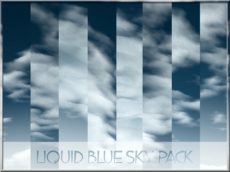 Liquid Blue Sky Pack by arca-stock on DeviantArt