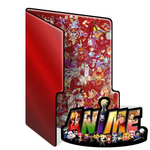 Anime Folder Icon by Vampire-Wolf01 on DeviantArt