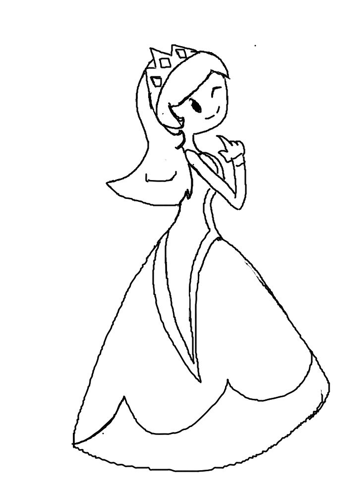 Princess Geen Apple Taffy~(step 1: lineart) by CosplayHero191 on DeviantArt