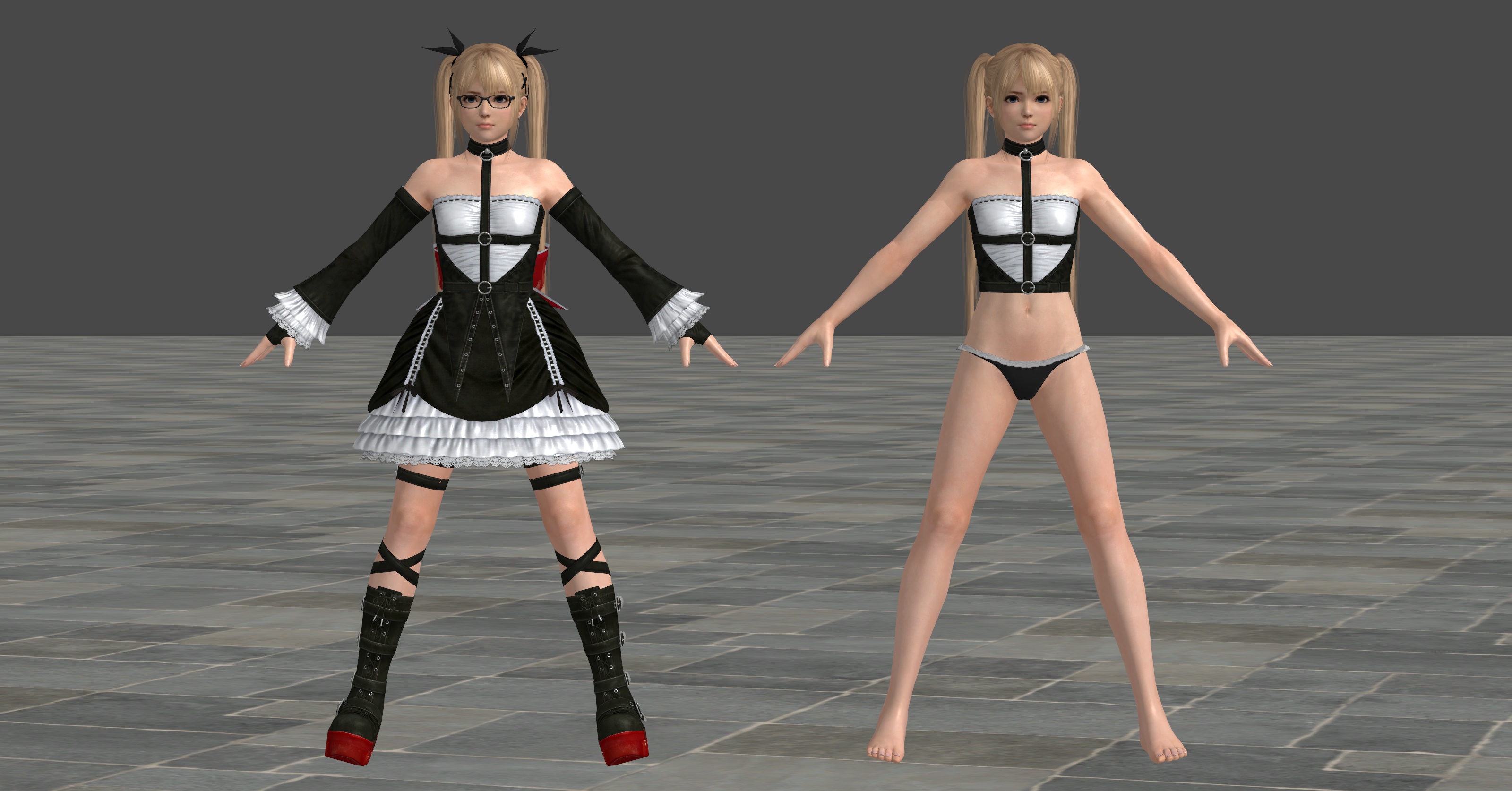 Marie Rose Gothic Nude Model (XPS) by Chrissy-Tee on DeviantArt