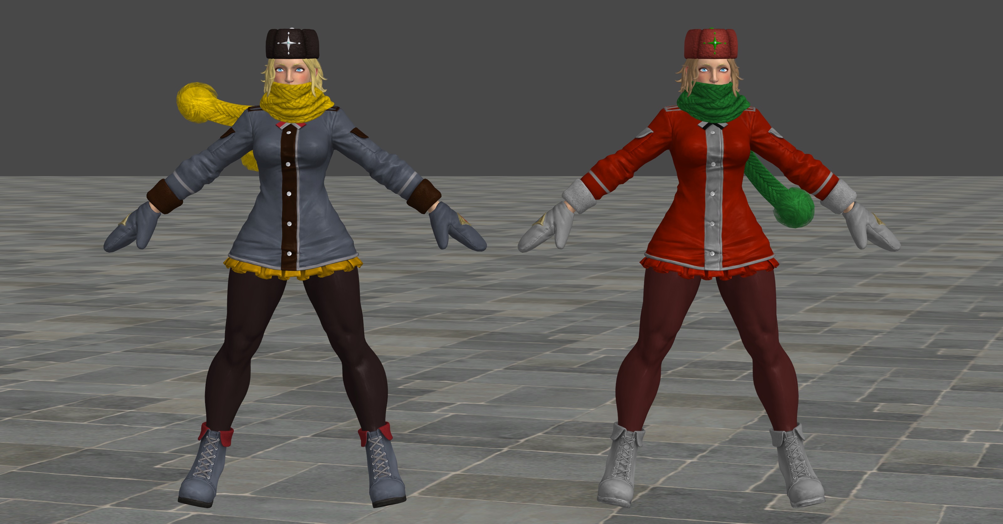 SFV Kolin C2 Story costume XPS by Chrissy-Tee on DeviantArt