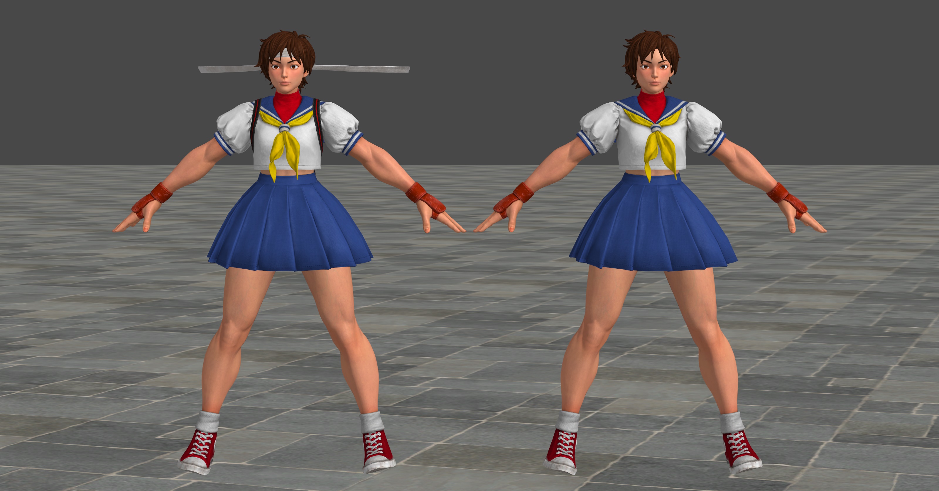 SFV Sakura C4 Nostalgia XPS by Chrissy-Tee on DeviantArt