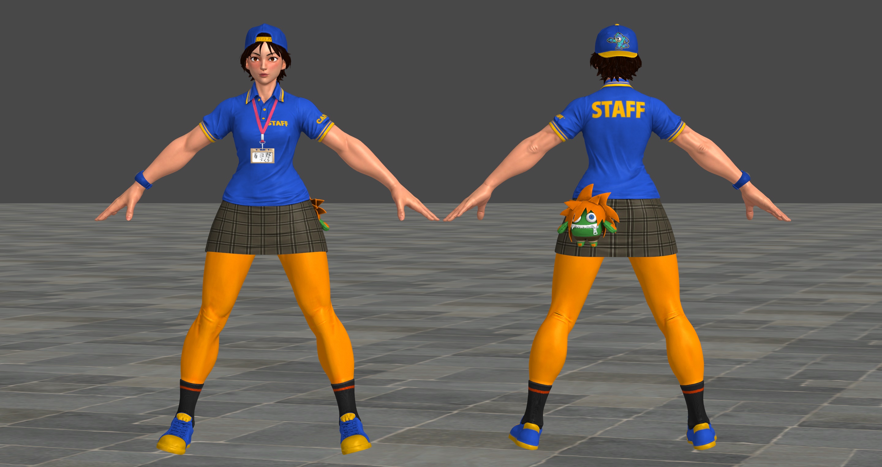 SFV Sakura C2 Story XPS Model by Chrissy-Tee on DeviantArt