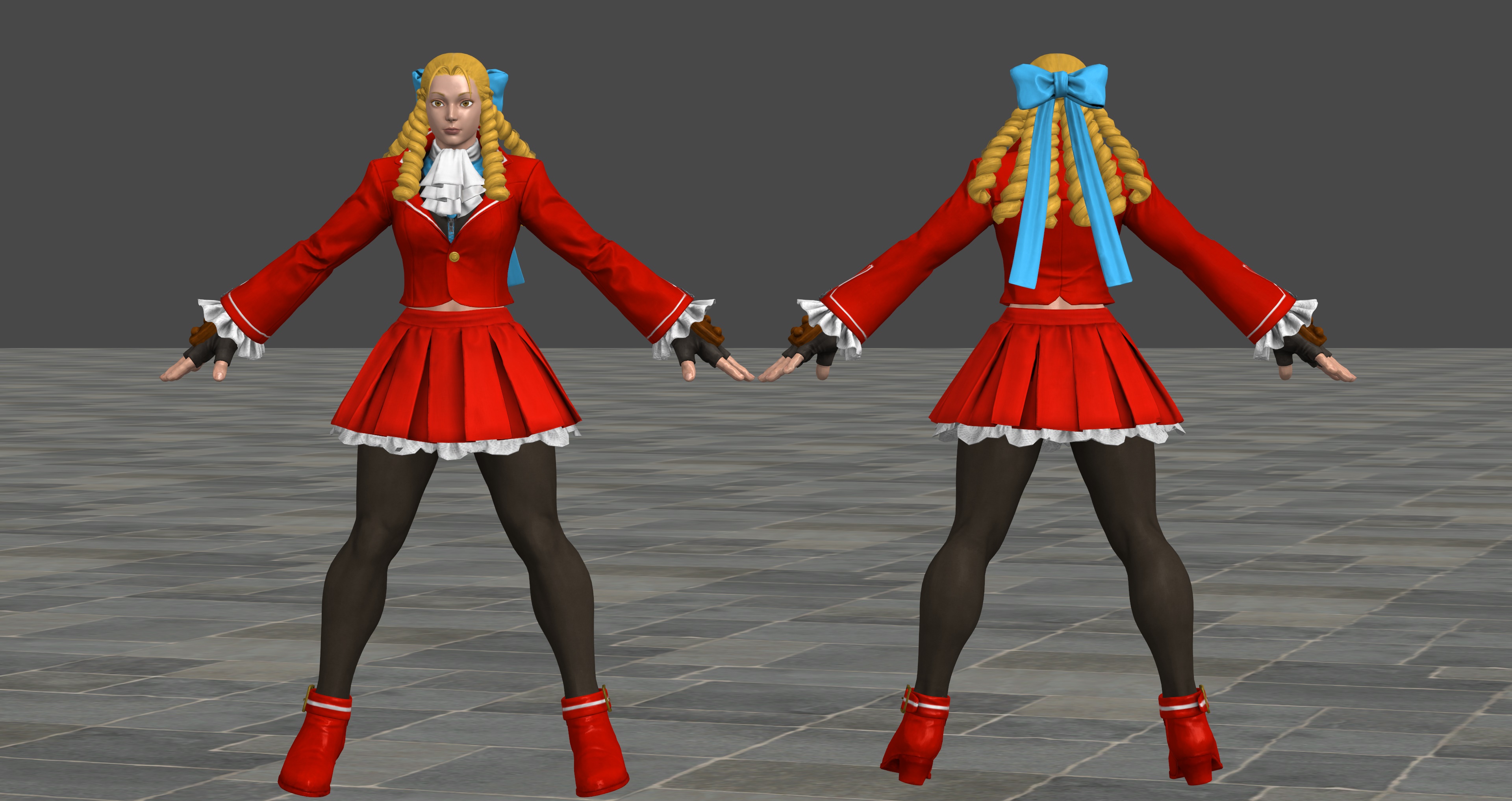 SFV Karin Default Costume XPS Model by Chrissy-Tee on DeviantArt