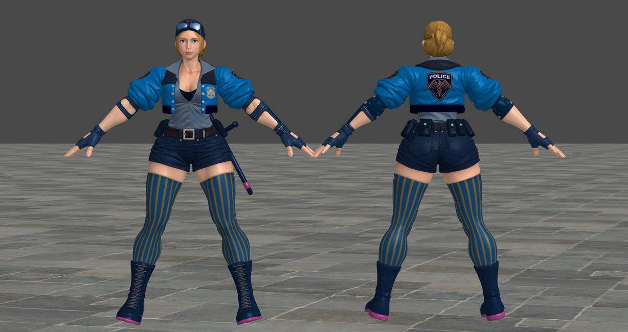 SFV Lucia C1 Default XPS Model by Chrissy-Tee on DeviantArt