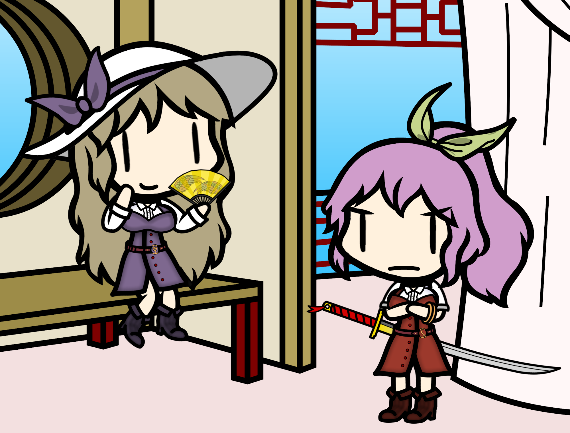 Walfas Custom Toyohime and Yorihime (Updated) by Tagitsuhime on DeviantArt