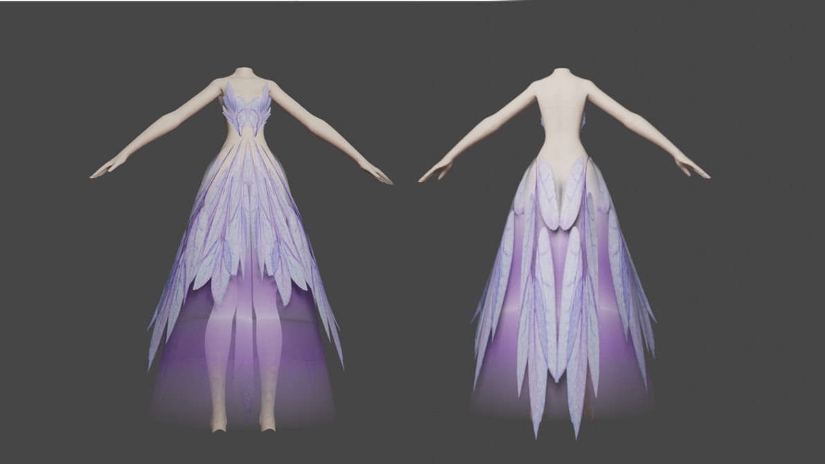 MMD Leaf Dress by AugustRan on DeviantArt