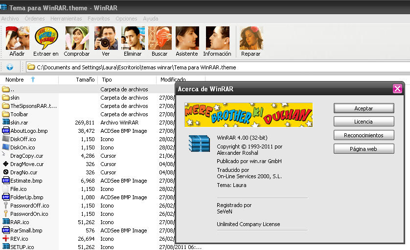 skin para winrar 2 by jeniferlaura on DeviantArt