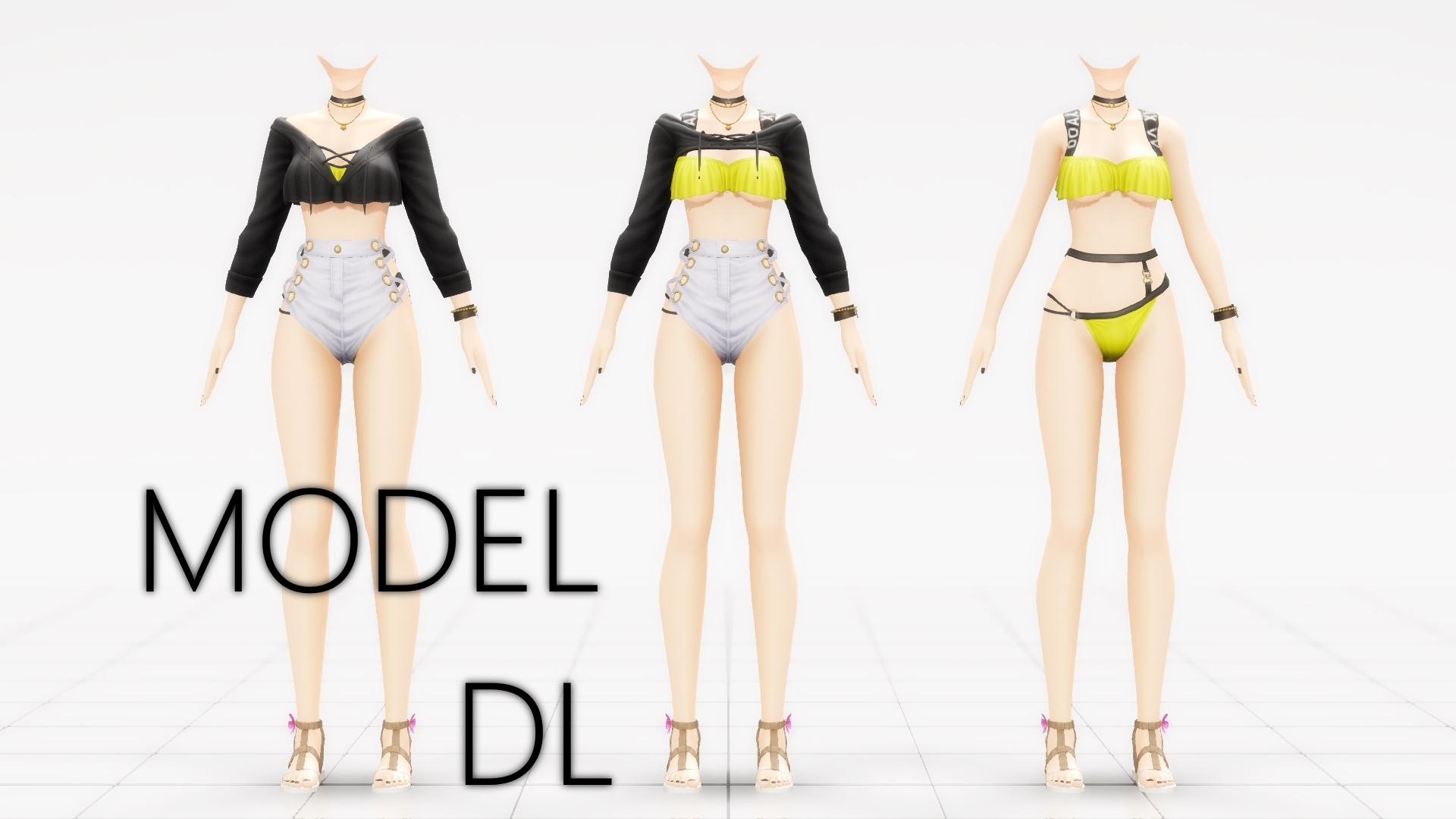 MMD Model Base DL 2 by Ayuchan513 on DeviantArt
