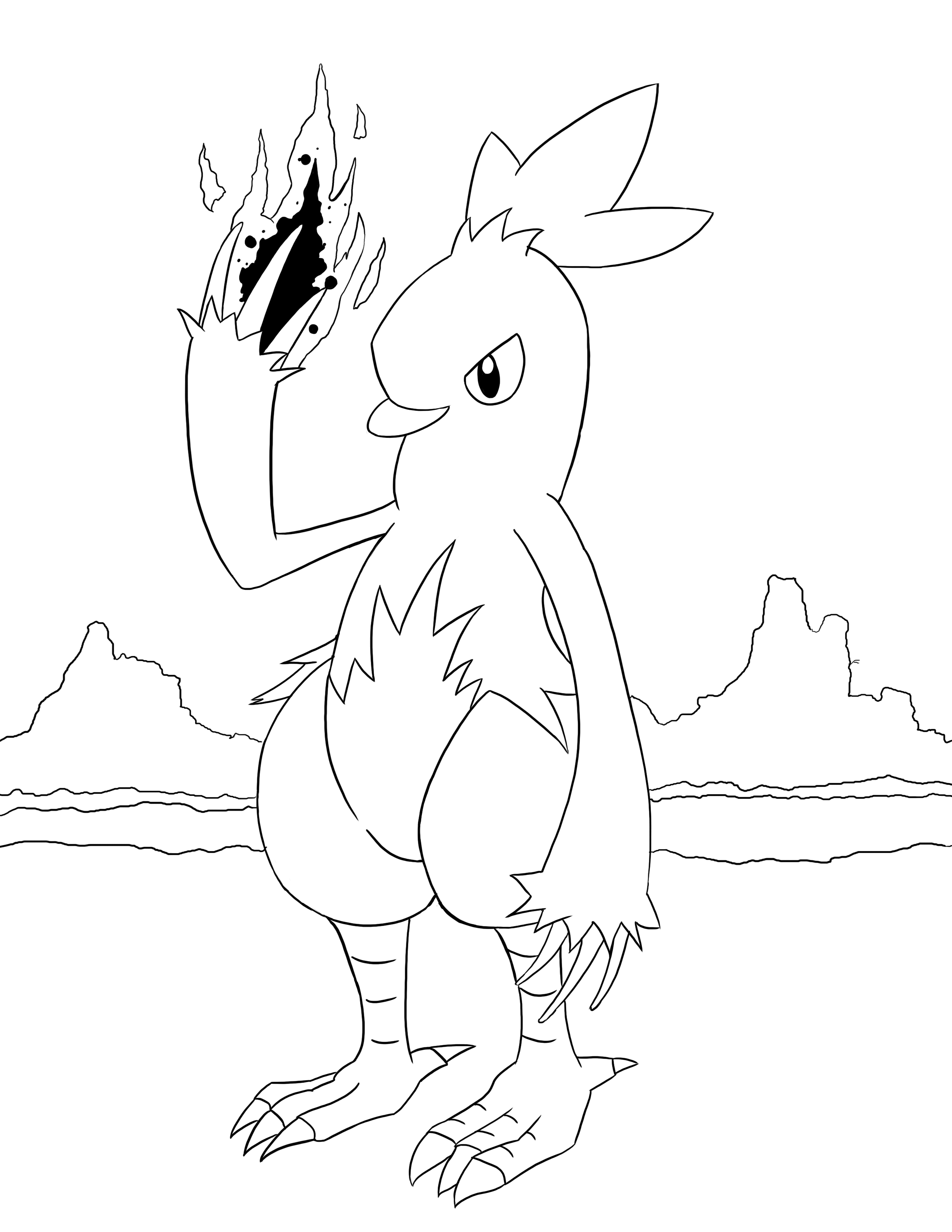 Combusken by Turbodragoon on DeviantArt