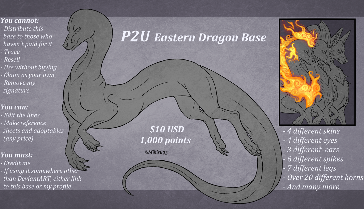 P2U Eastern Dragon Base by Mihiru93 on DeviantArt