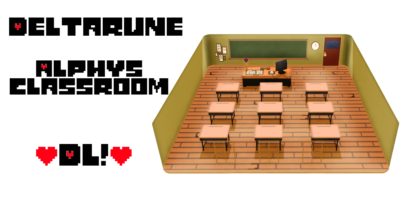 Deltarune Alphys Classroom ~DL!~ by ThatAlex28 on DeviantArt