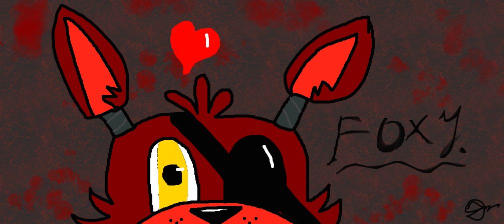 Foxy (blood) by nightmarethewolf12 on DeviantArt