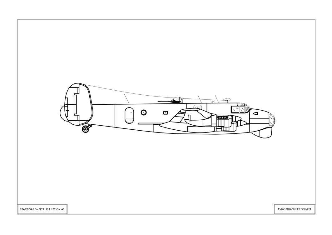 Avro Shackleton MR1 STARBOARD 1-72 on A2 by Art-e86 on DeviantArt