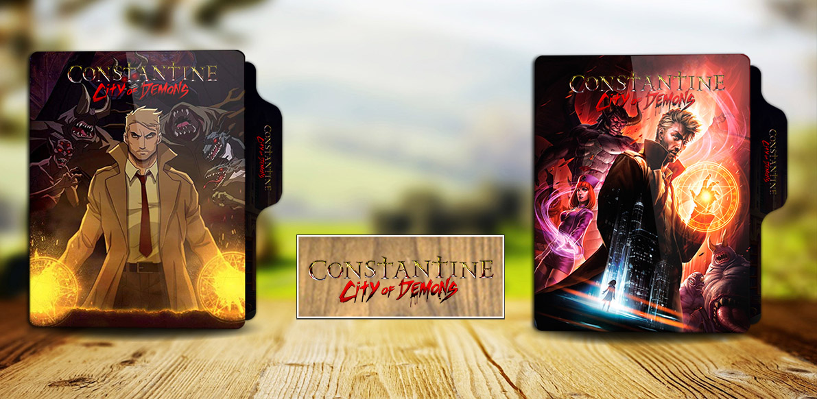 Constantine City of Demons (2018) folder icon by RkoMilan on DeviantArt