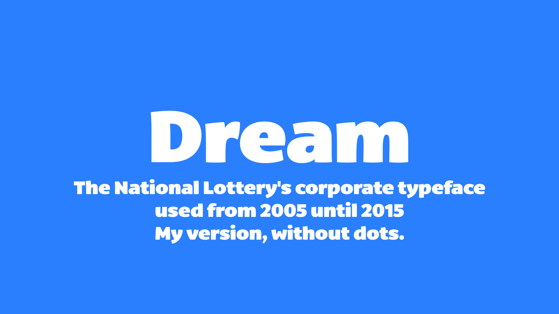 The National Lottery 2005 font by NikoBellic478 on DeviantArt