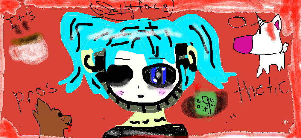 Sally Face (its a prosthetic..) by KittenSisterCat43 on DeviantArt