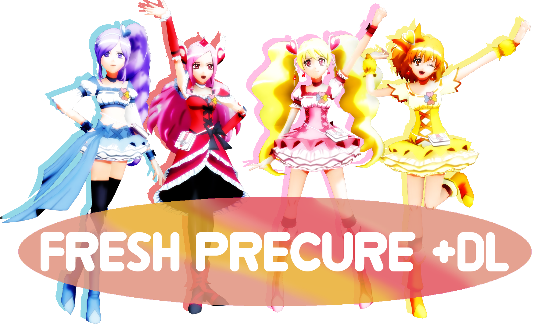 MMD Fresh Precure DL! by Vtrevisan on DeviantArt