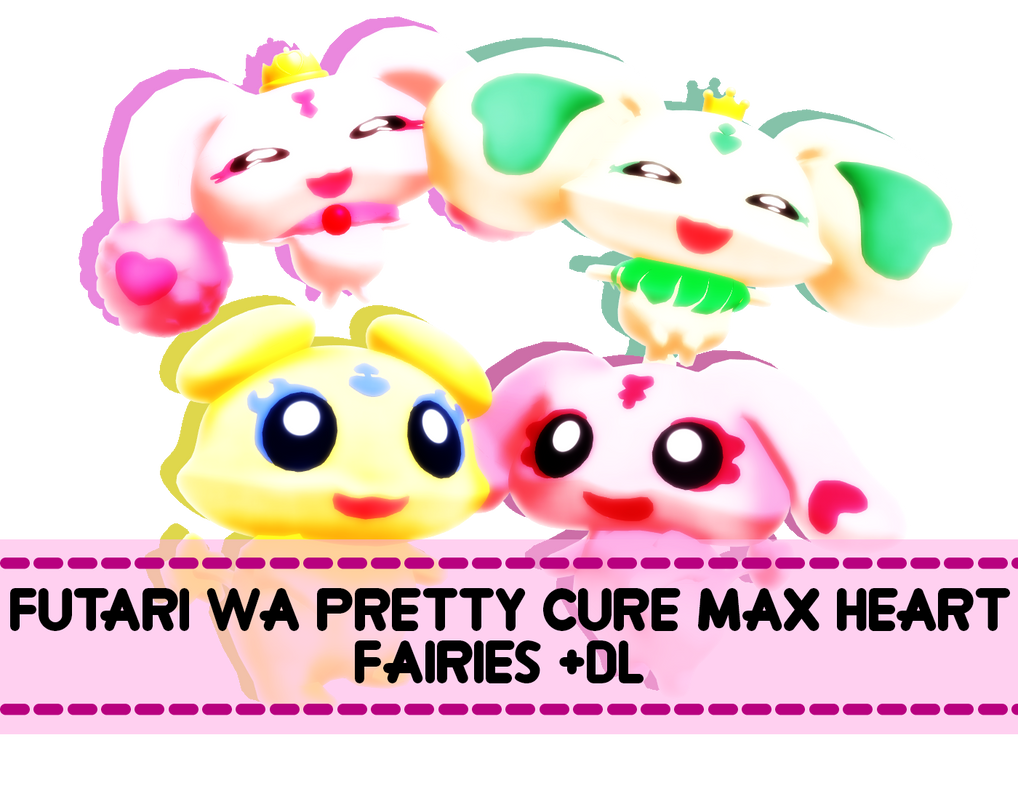 MMD Futari wa Precure Max Heart fairies DL! by Vtrevisan on DeviantArt