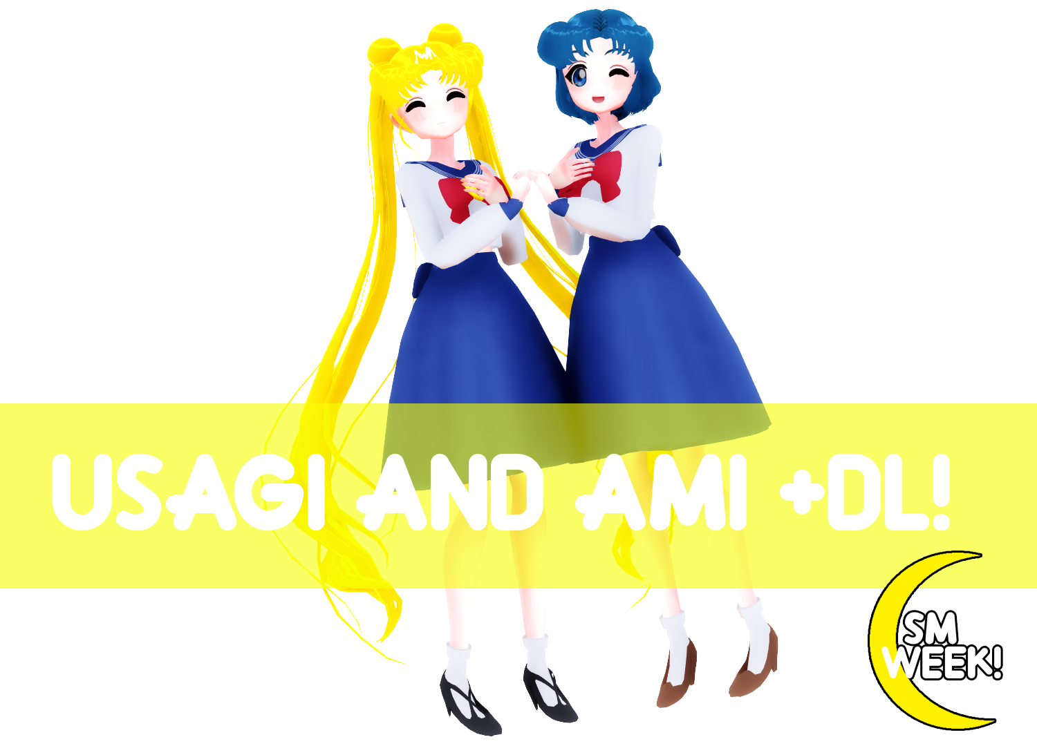 [MMD] Usagi and Ami +DL! by Vtrevisan on DeviantArt
