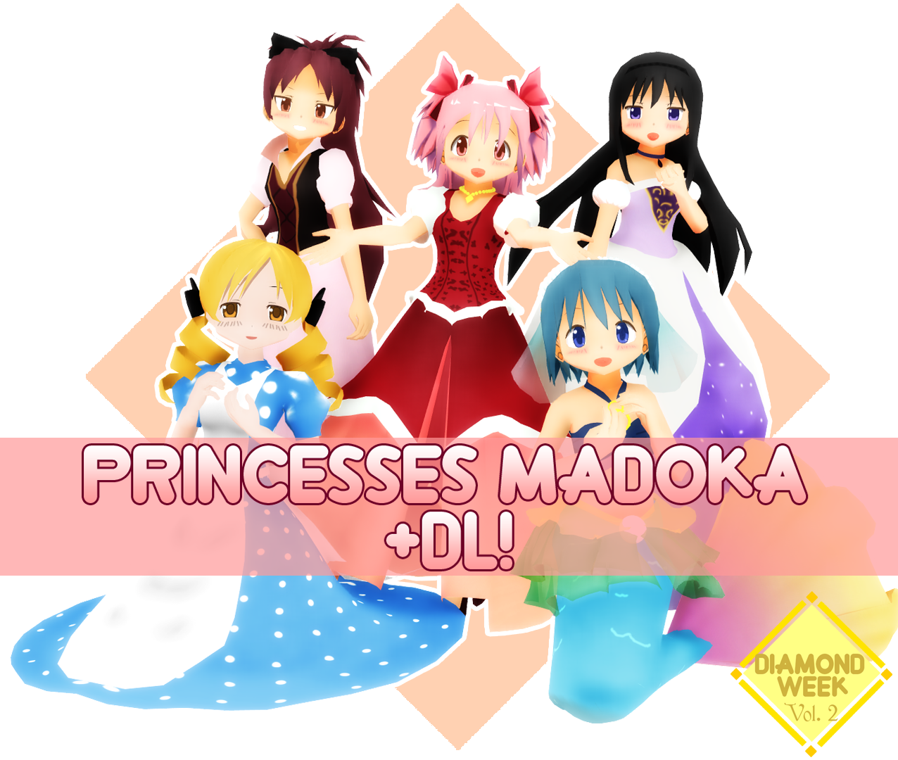 [MMD] Princesses Madoka +DL! (D.W.) by Vtrevisan on DeviantArt
