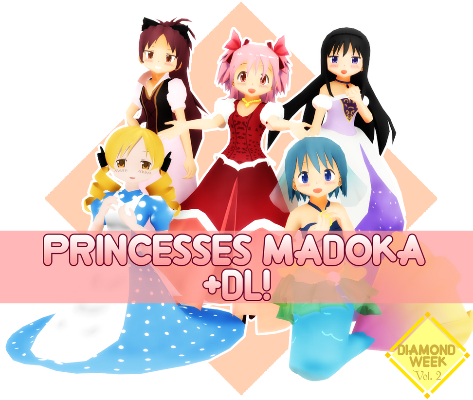 [MMD] Princesses Madoka +DL! (D.W.) by Vtrevisan on DeviantArt