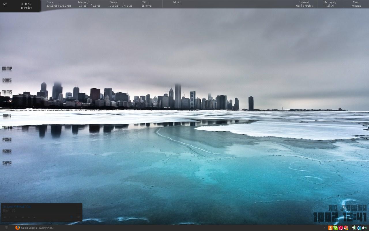 Rainmeter Skin: Power Clock by darthvegan on DeviantArt
