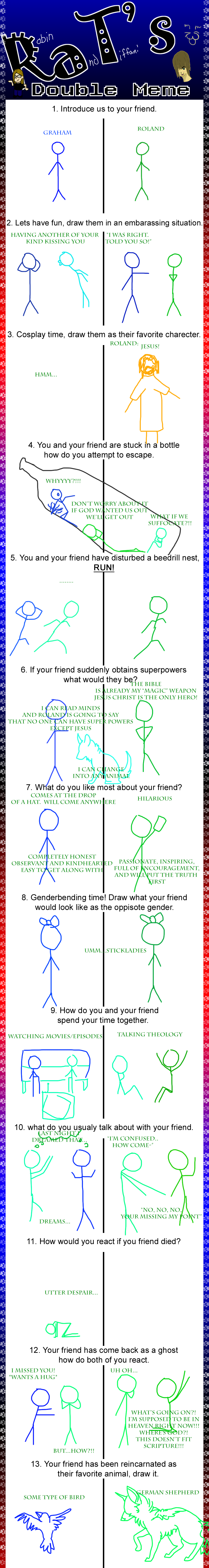 Friendship Meme Stereotypes (in my opinion) by AprilSilverWolf on ...